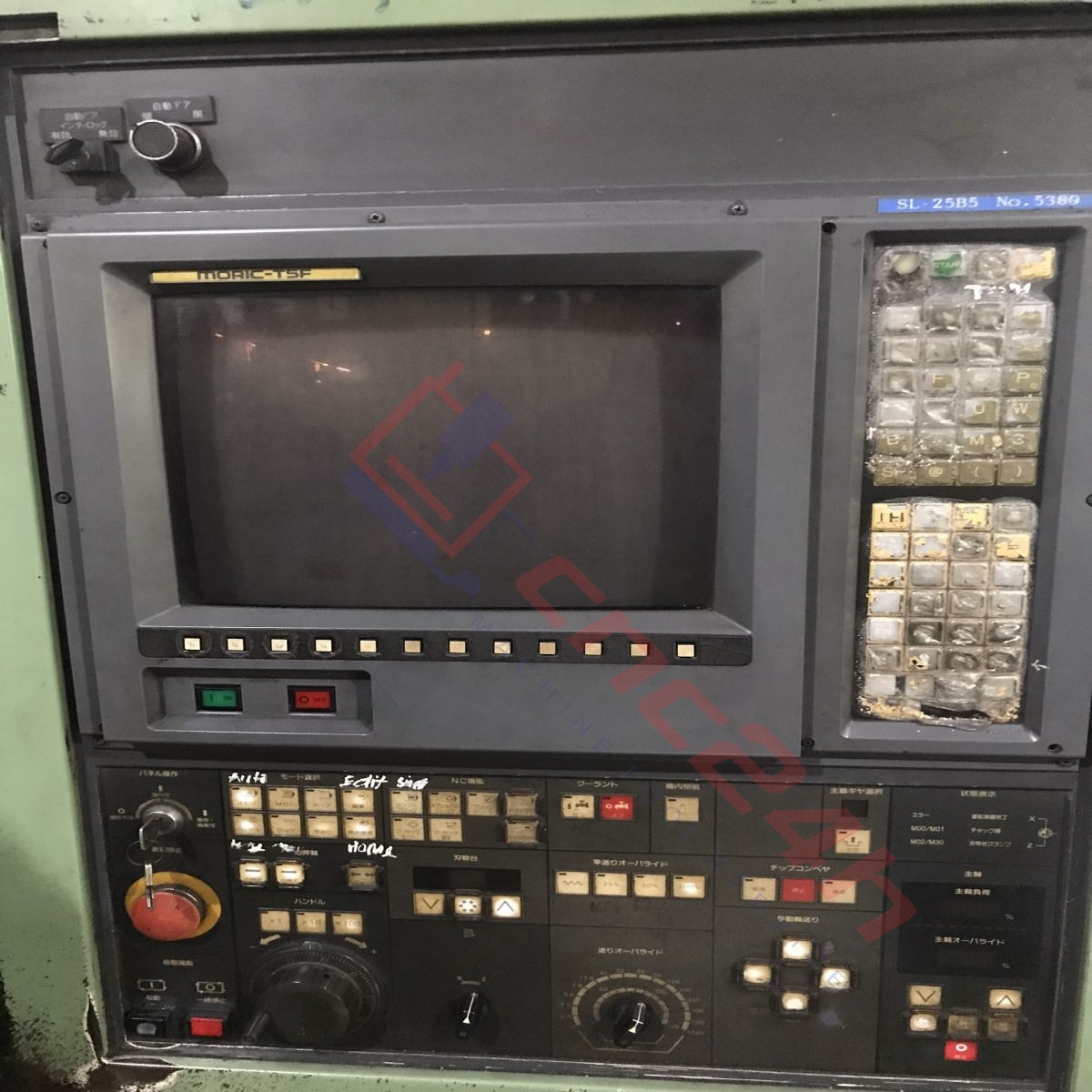 Decal phím bấm Fanuc 15T thay cho máy tiện CNC bền, đẹp - CNC24H Shop